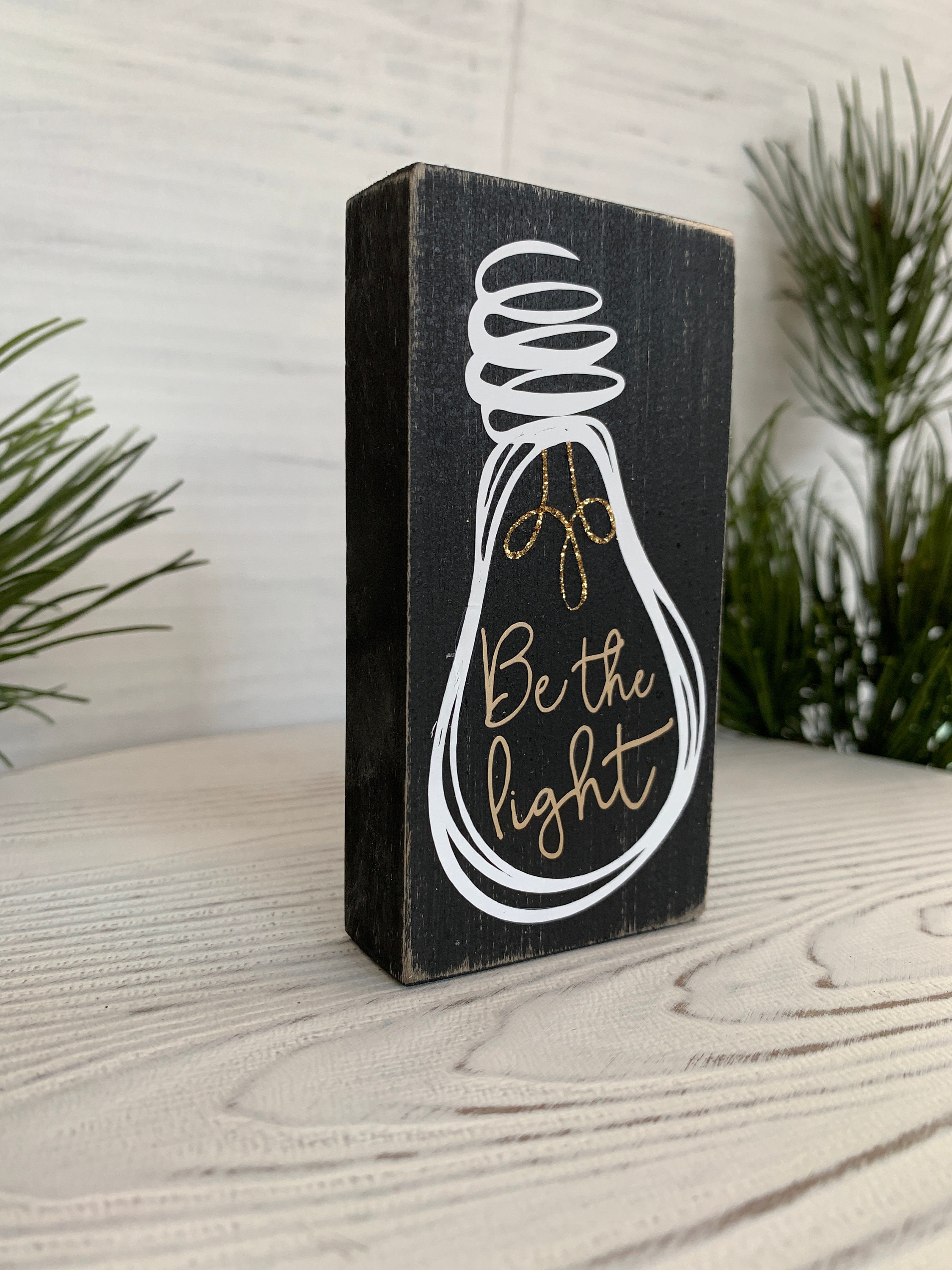 Mini wood sign mini sign tiered tray sign farmhouse shelf | Etsy