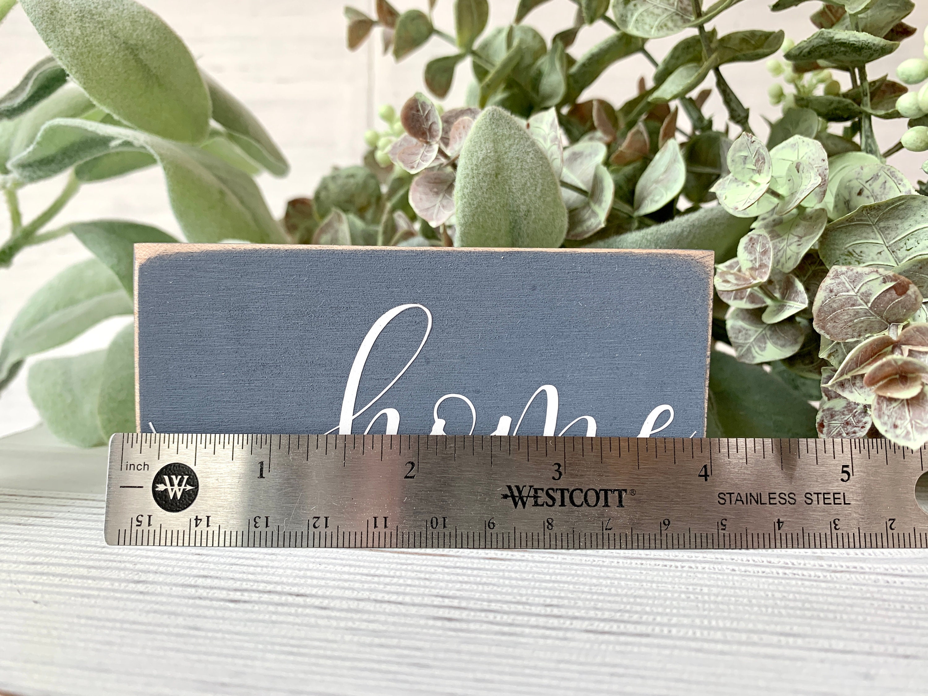 Mini Wood Sign Love Cross Cursive Sign Tiered Tray Sign | Etsy