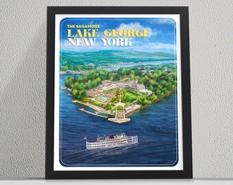 Lake George Print | Etsy