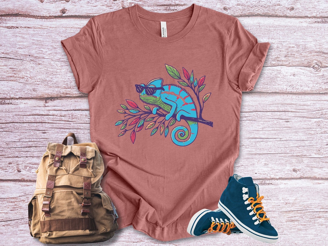 Chameleon Shirt, Lizard Shirt, Reptile Lover Gift, Lizard Birthday ...