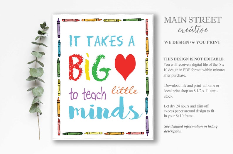 Teacher Gift Printable, Teacher Christmas Gift, Teacher Appreciation ...