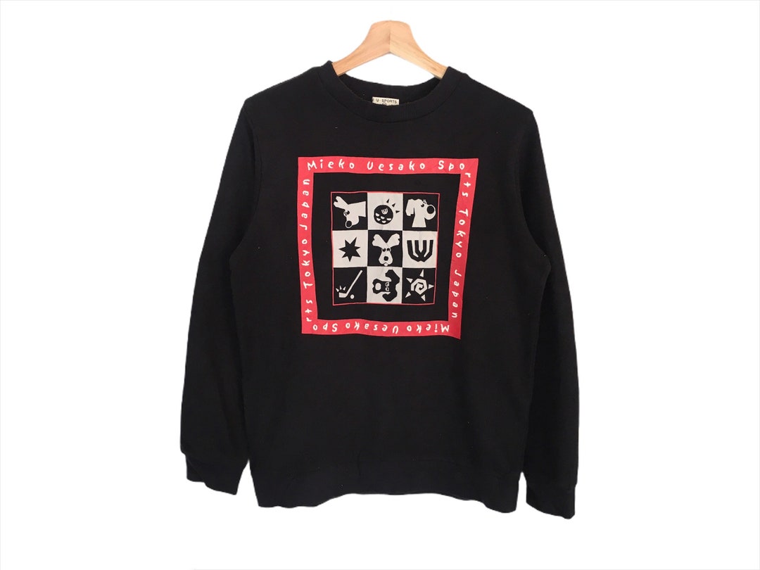 Vintage Mieko Ursako Sport Tokyo Japan Pullover Spellout Pullover ...