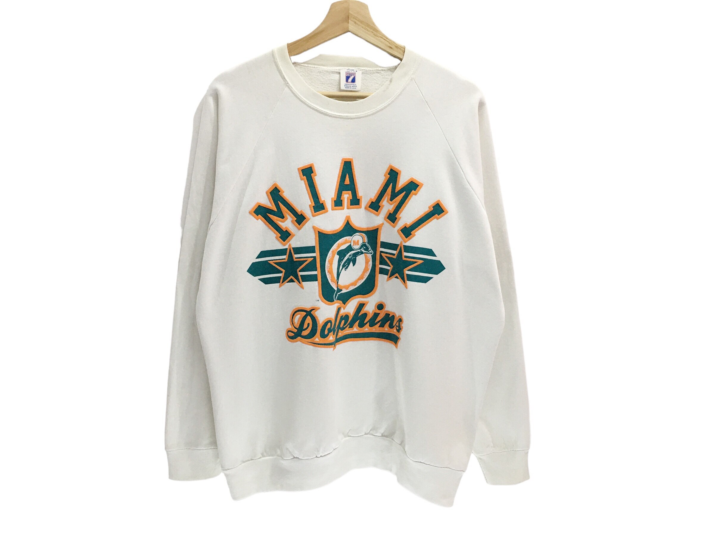 Vintage 90s Miami Dolphins Rugby Team Spellout Pullover Jumper ...