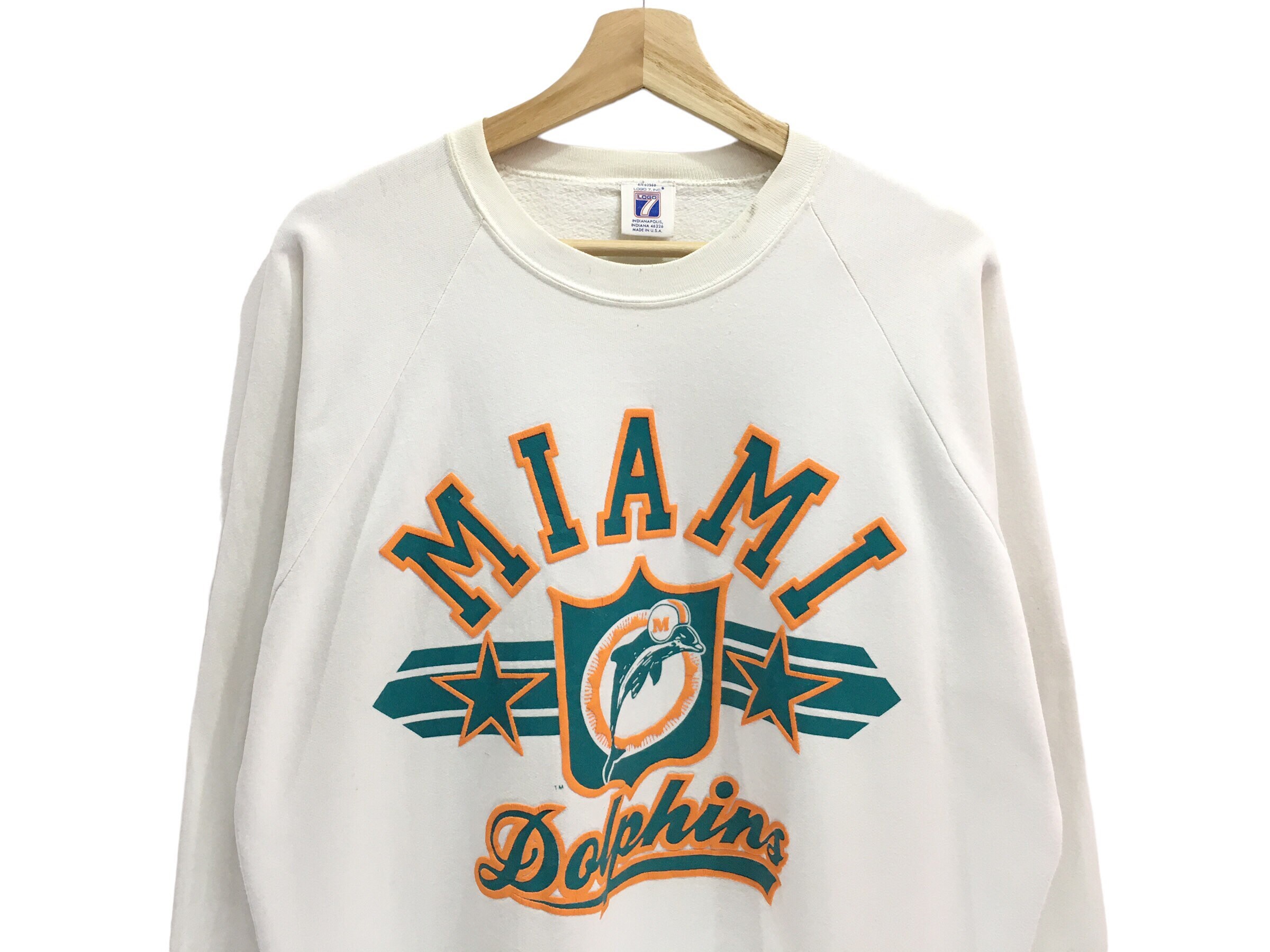 Vintage 90s Miami Dolphins Rugby Team Spellout Pullover Jumper ...