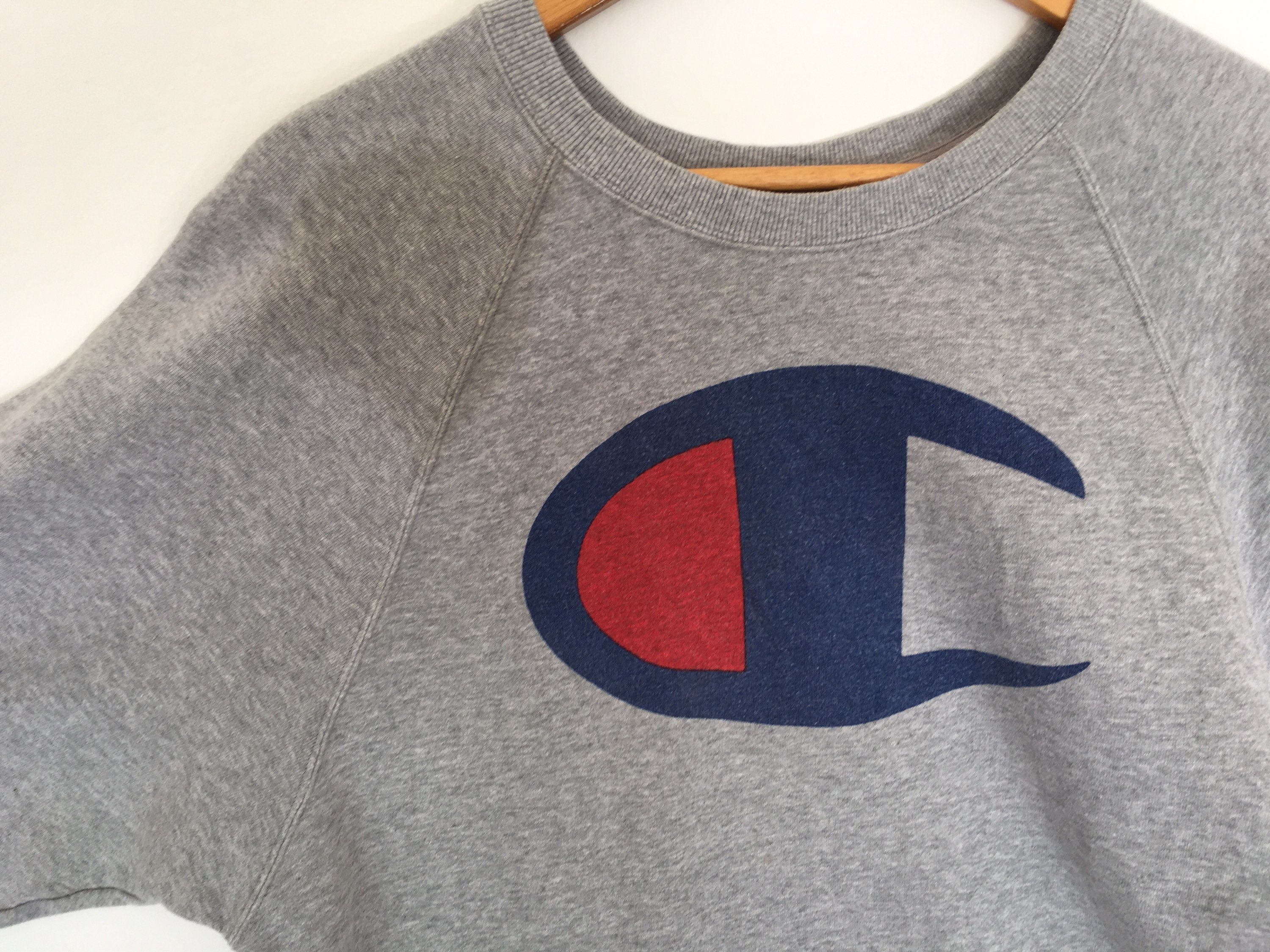 Champion Big Logo Pullover Jumper Sweatshirt Sportwear | Etsy