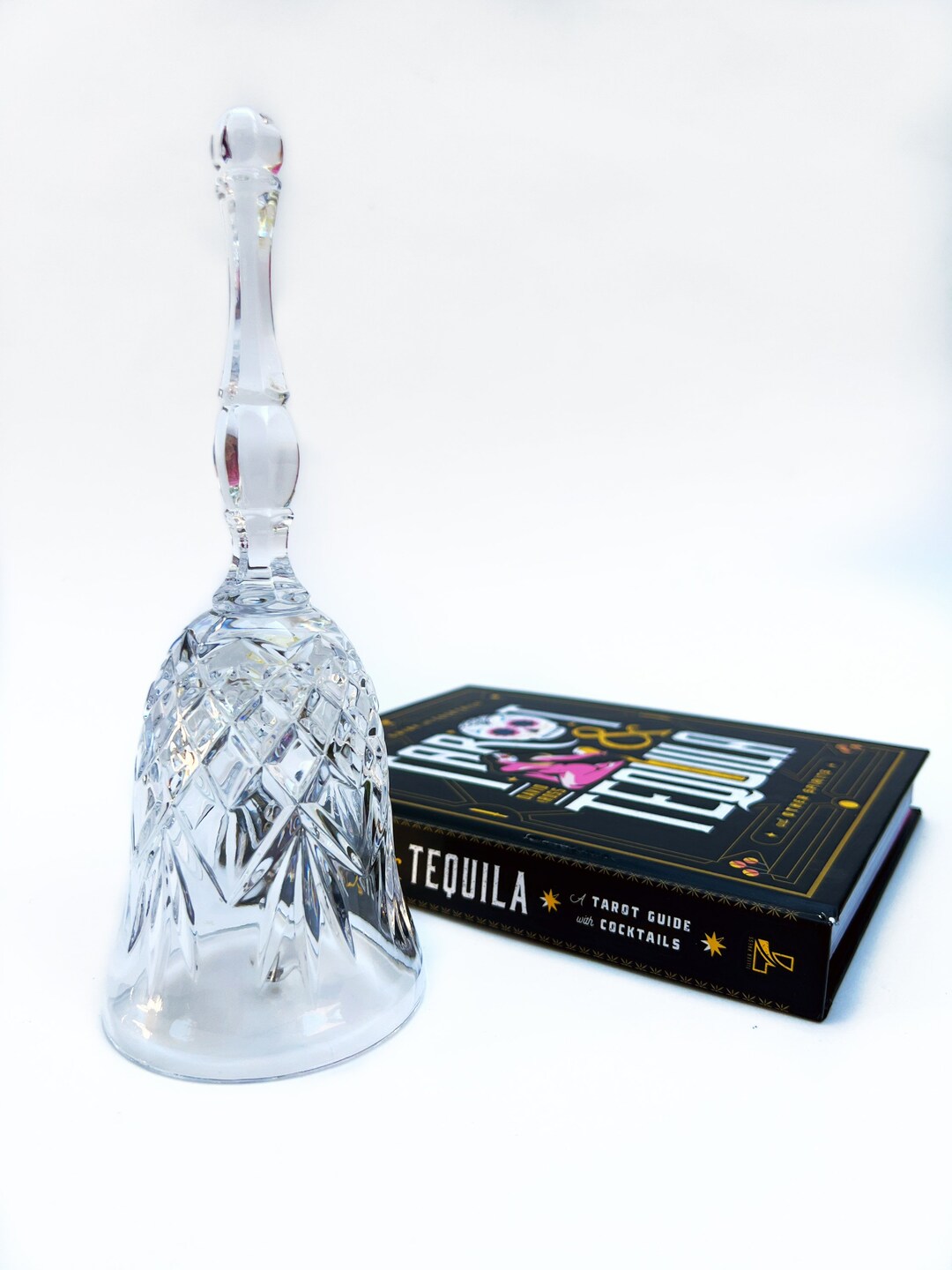 Vintage Lead Crystal Glass Dinner Bell Circa 70s Art Deco - Etsy