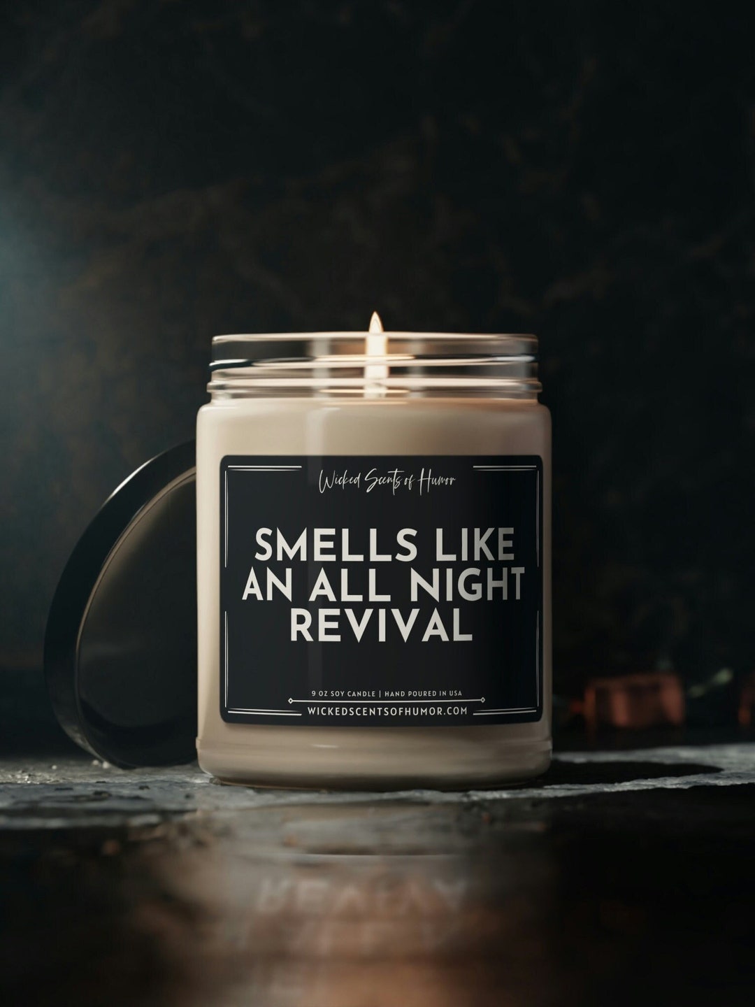 Smells Like an All Night Revival Candle, Country Music Candle, Country ...