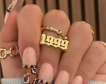 Birth Year Ring - Etsy