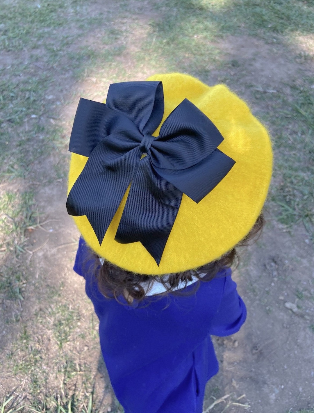 Madeline Costume Beret, Madeline Inspired Hat, Toddler Yellow Beret ...