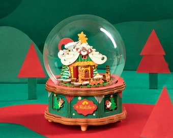 Snow Globe Music Box | Etsy