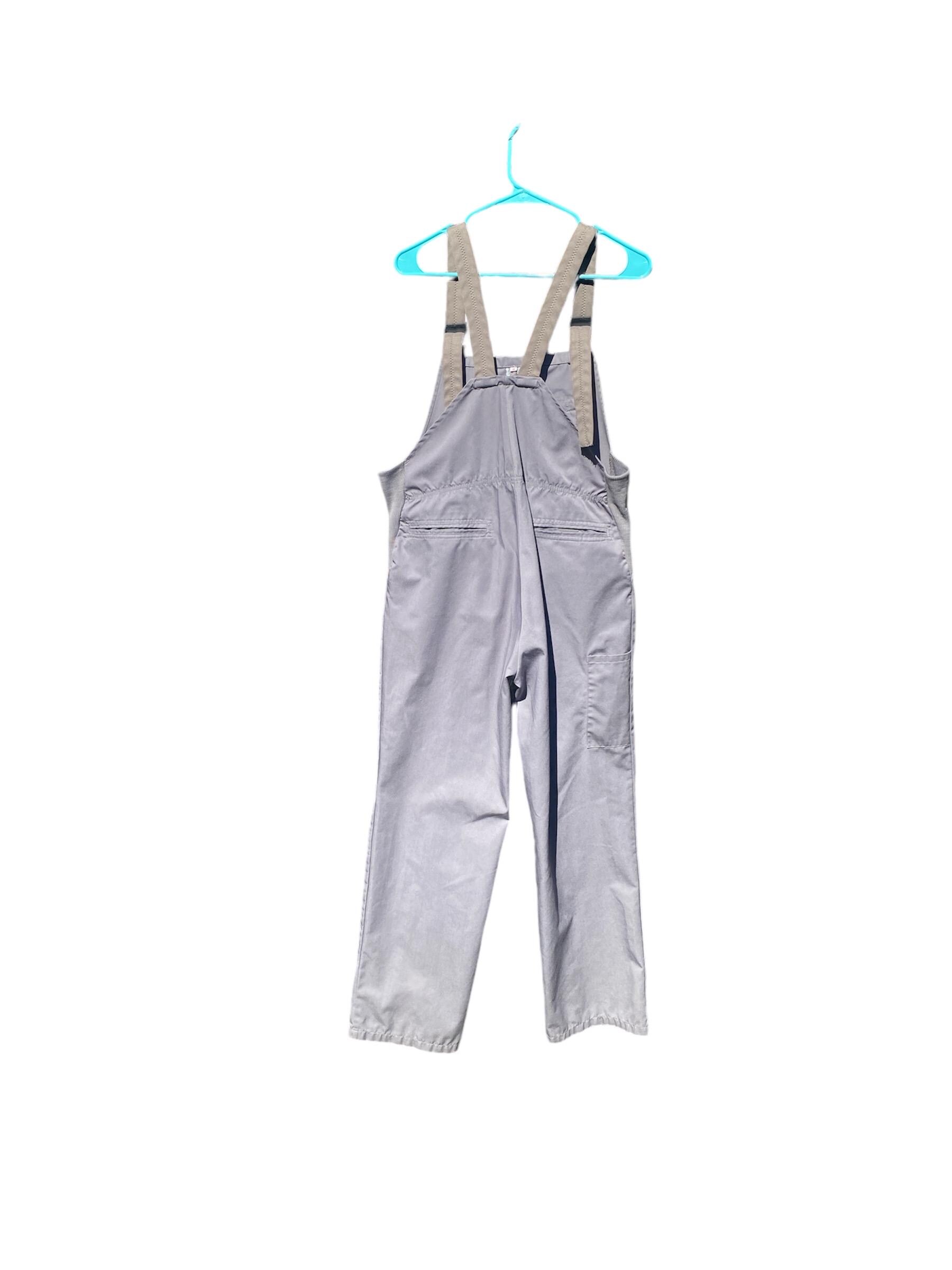 Vintage BMW Overalls Gray Made by Trevira 6 Pocket Mechanic Coveralls ...