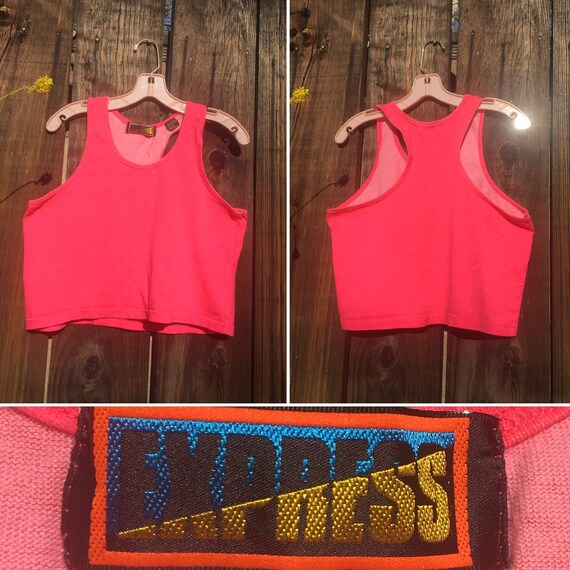 80s Neon Crop Tops