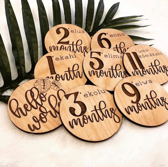 Baby Milestone Rounds - Etsy