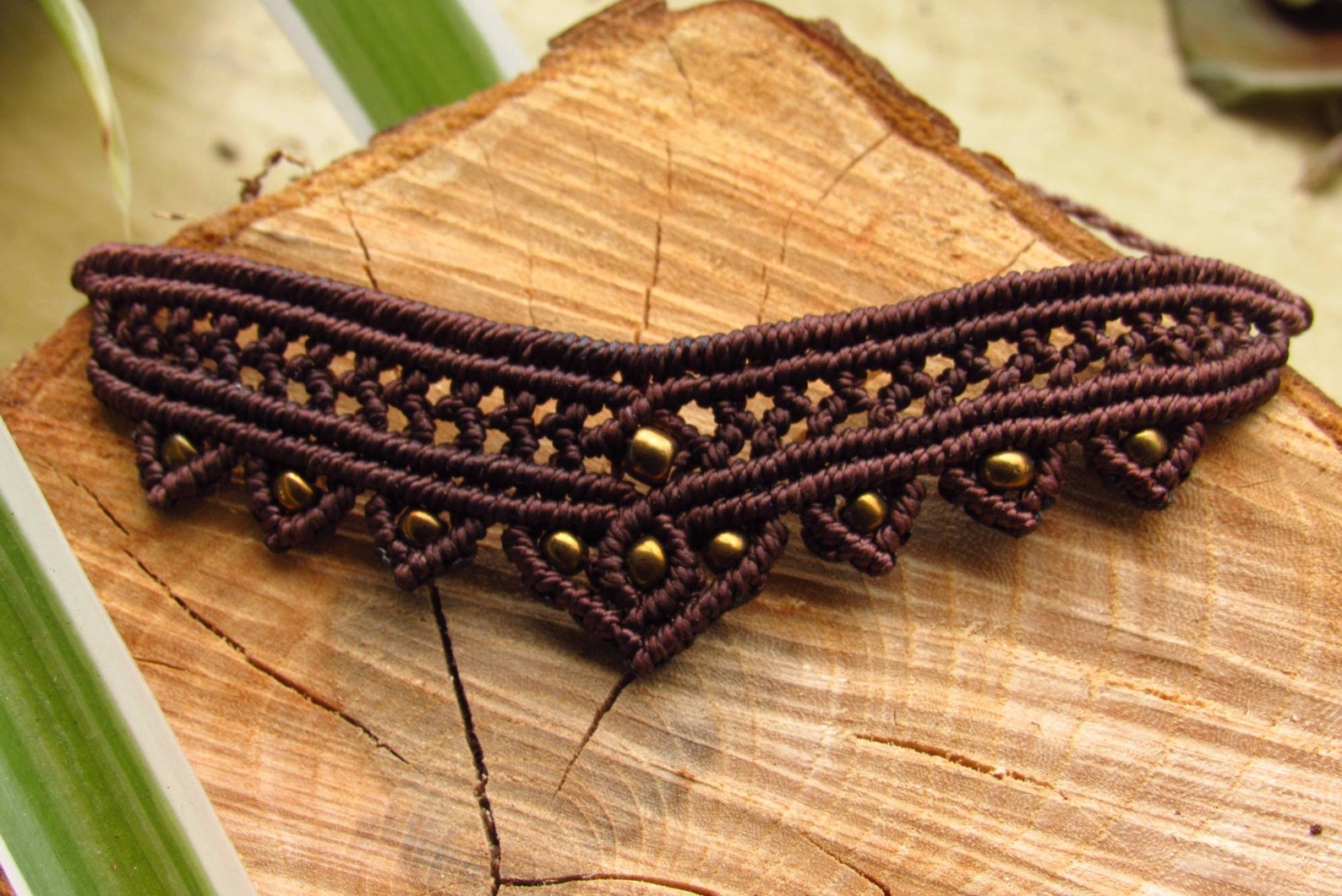 Beaded Macrame Bracelet in Many Colours - Etsy