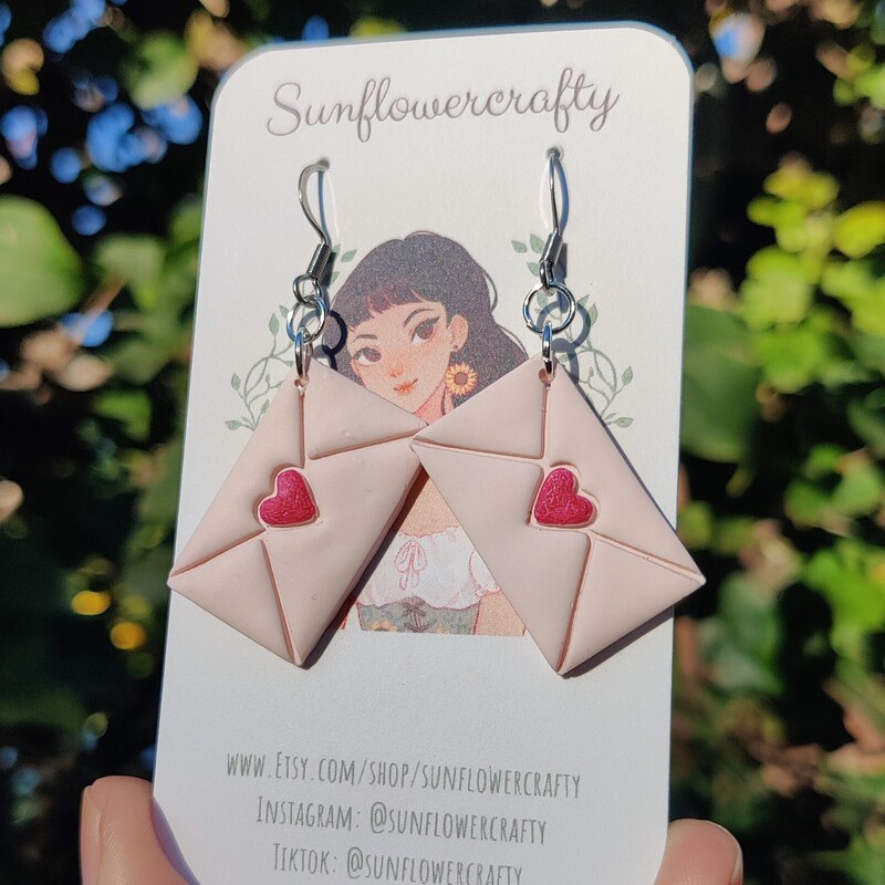 Envelope Earrings - Etsy
