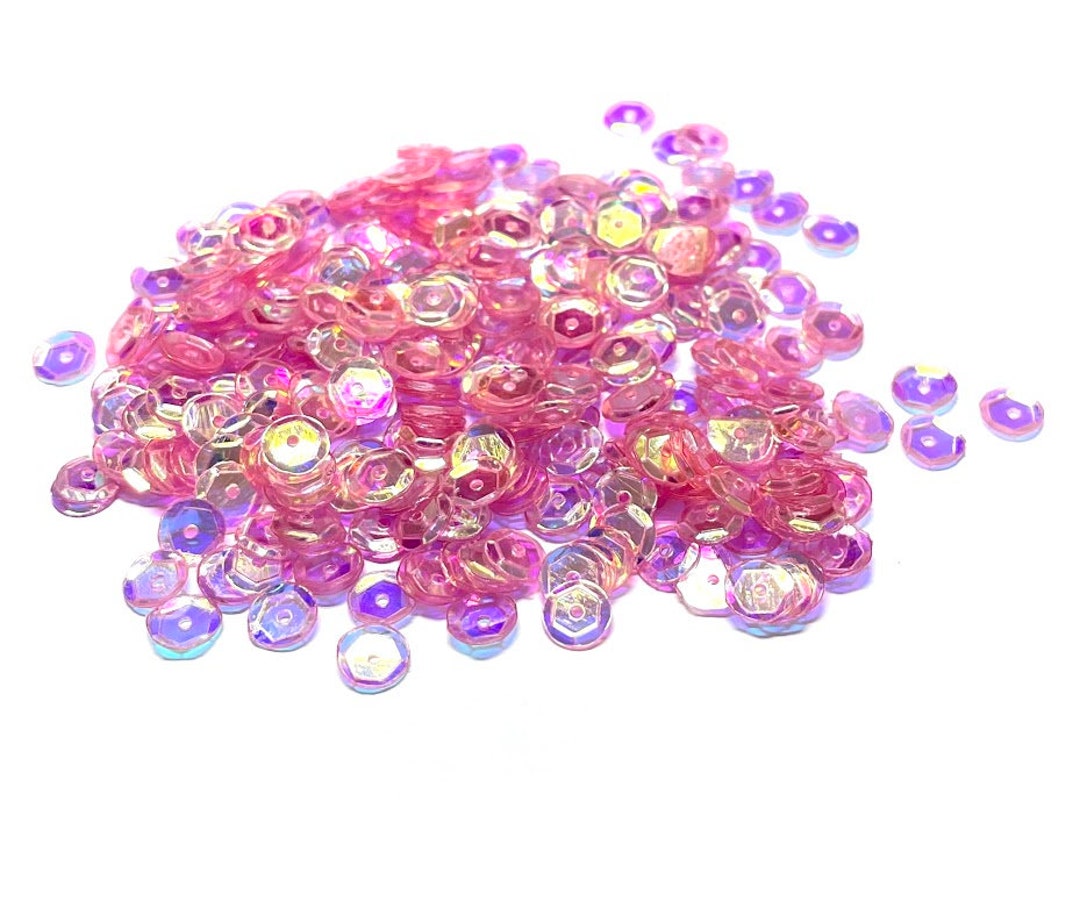 Crystal Iris Pinkadilly Circus Pink Sequins Multiple Sizes Available - Etsy