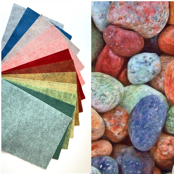 Felt Rocks - Etsy