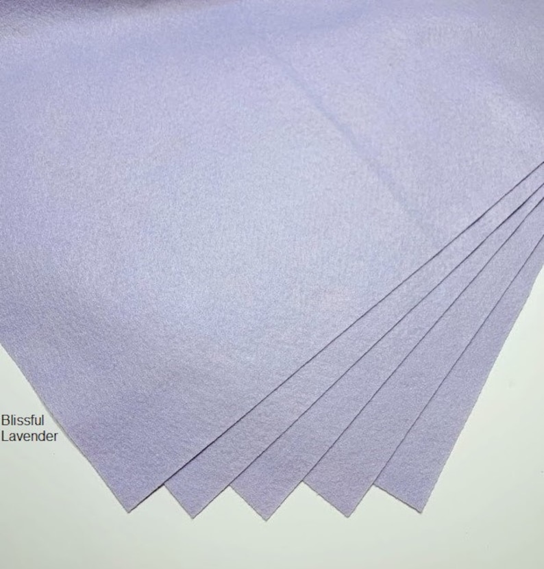 Pastel Felt Color Set 12 X 18 Wool Felt Sheets - Etsy