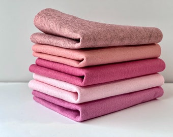 Pastel Felt Color Set 9 X 12 Wool Felt | Etsy