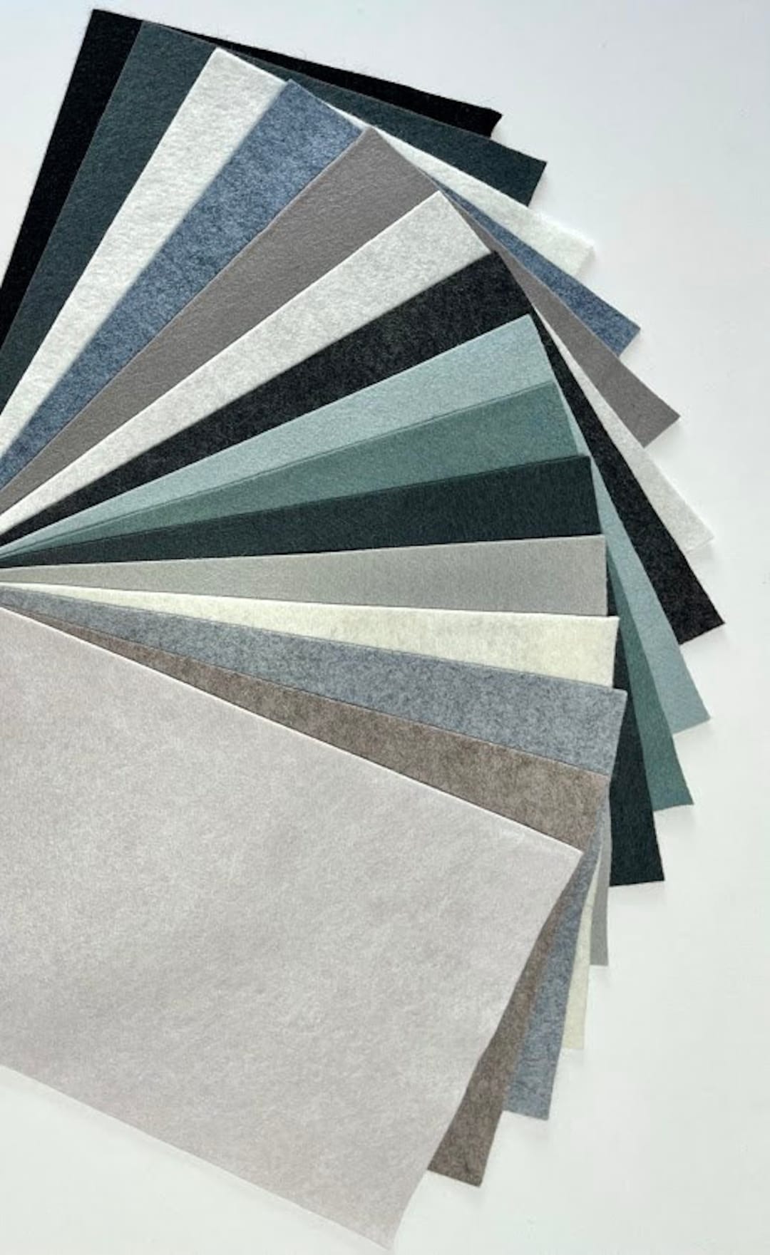 Neutral Shades Felt Color Set 9 X 12 Wool Blend Felt 15 Sheets - Etsy