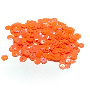 Opaque Iridescent Orange Sequins Multiple Sizes Available - Etsy