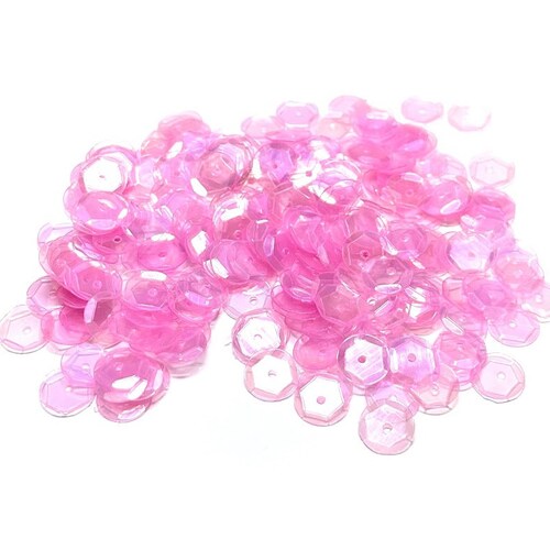 Transparent Iridescent Clear Sequins Multiple Sizes Available | Etsy