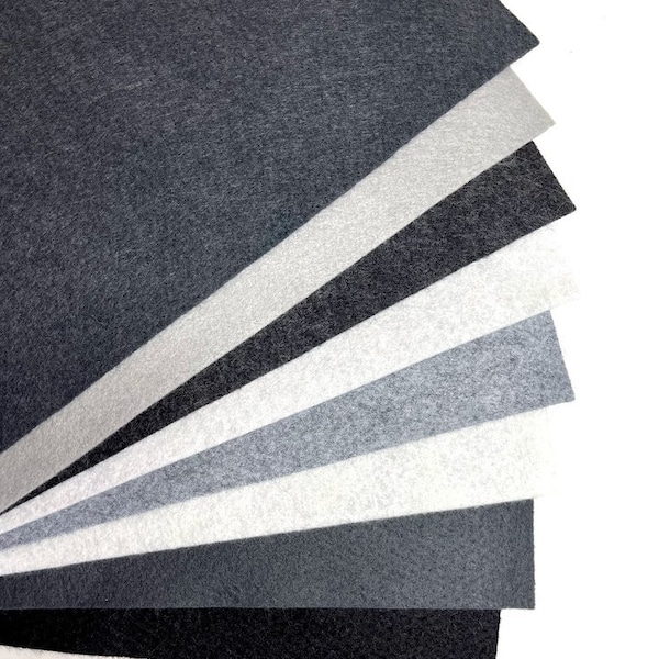 Light Grey Wool Felt - Etsy