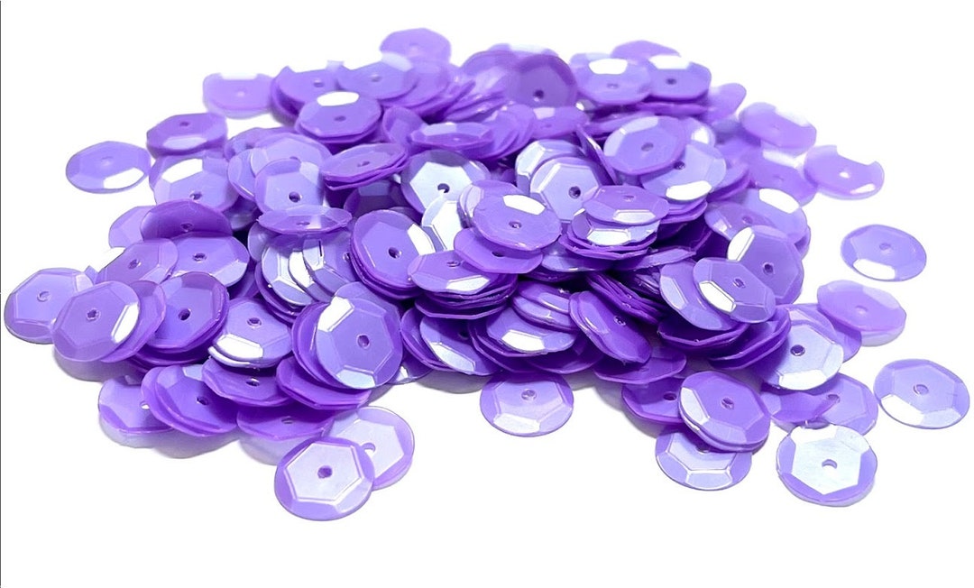 Satin Light Purple Sequins Multiple Sizes Available - Etsy