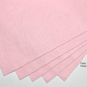 Pastel Felt Color Set 12 X 18 Wool Felt Sheets - Etsy