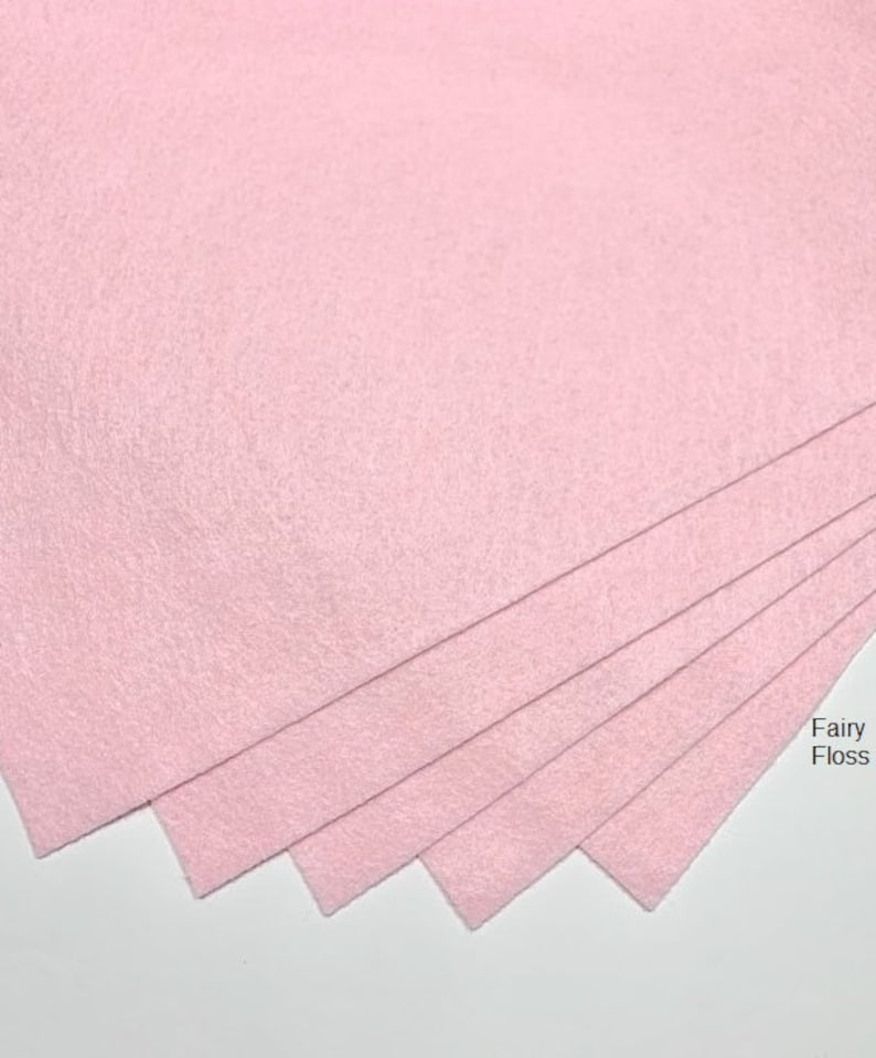 Pastel Felt Color Set 12 X 18 Wool Felt Sheets - Etsy