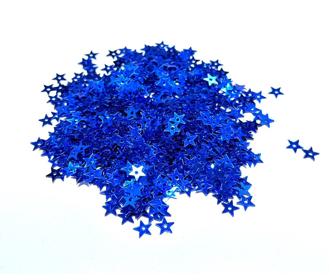 5mm Cobalt Blue Metallic Star Sequins - Etsy