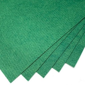 Easy Being Green Felt Color Set 9 X 12 Wool Felt - Etsy