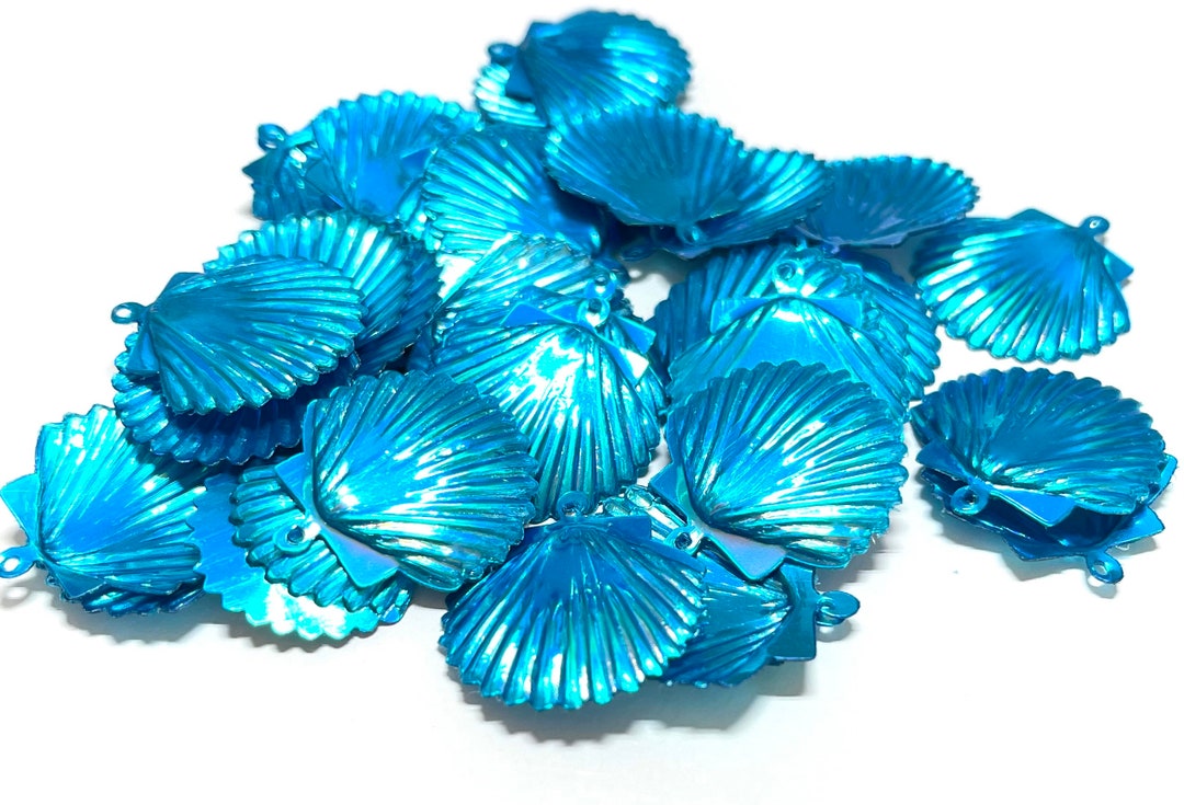 22mm Crystal Metallic Mermaid Large Shell Sequins - Etsy