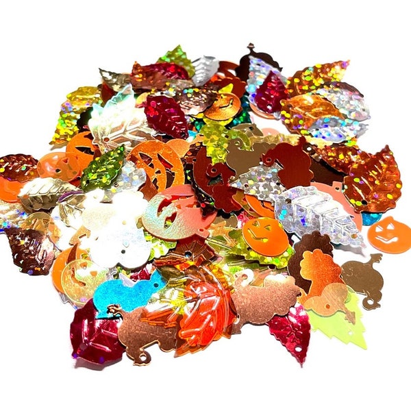 Sequin Leaves - Etsy