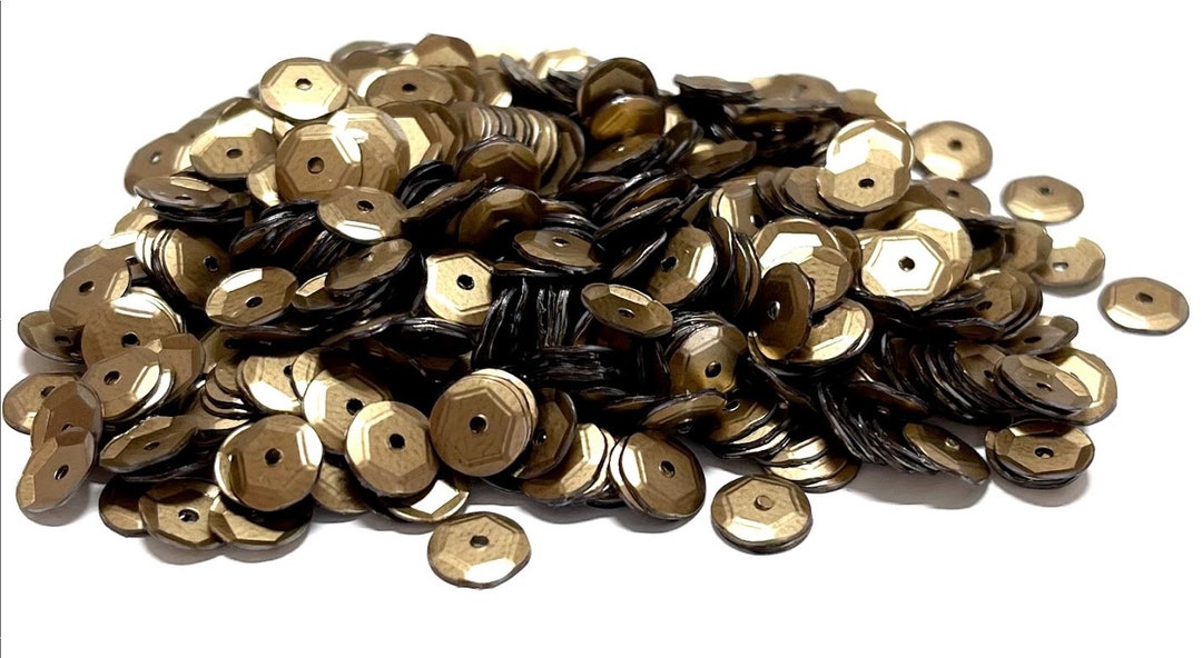 Satin Gold Sequins Multiple Sizes Available - Etsy