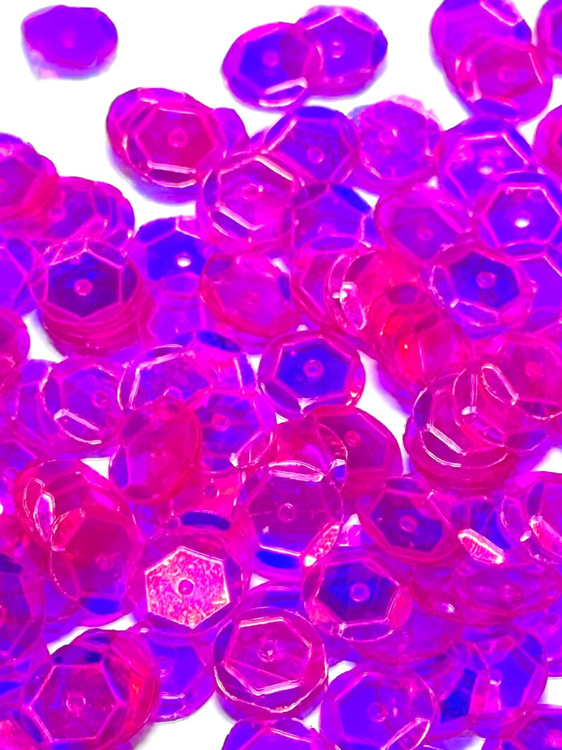 Crystal Iris Fandango Pink Sequins Multiple Sizes Available - Etsy