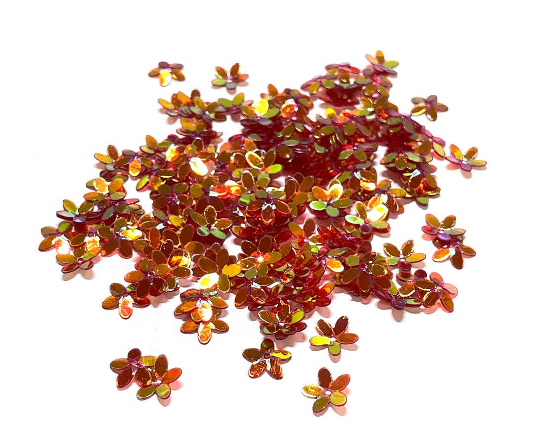 10mm Crystal Iris Volcano Cupped Flower Sequins - Etsy