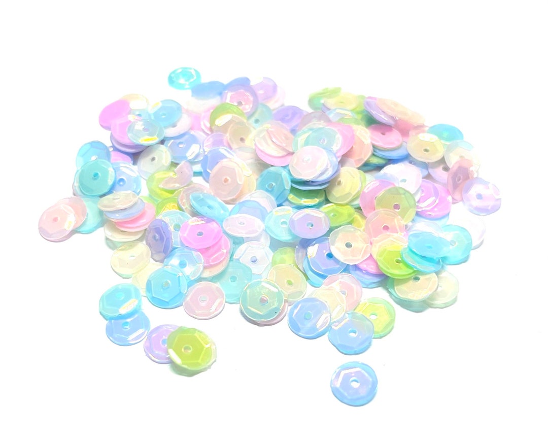 Opalescent Color Mix Sequins Multiple Sizes Available - Etsy