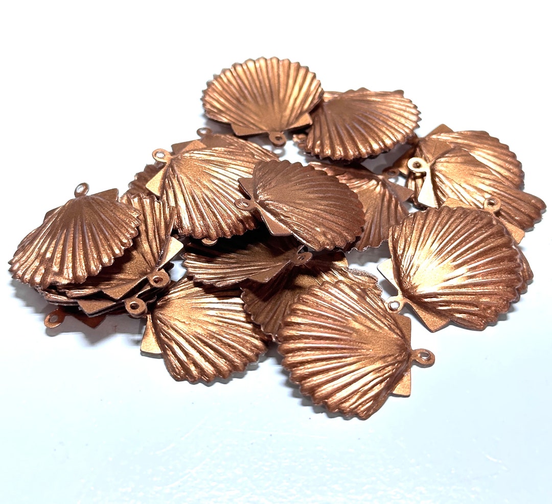 22mm Copper Satin Large Shell Sequins - Etsy