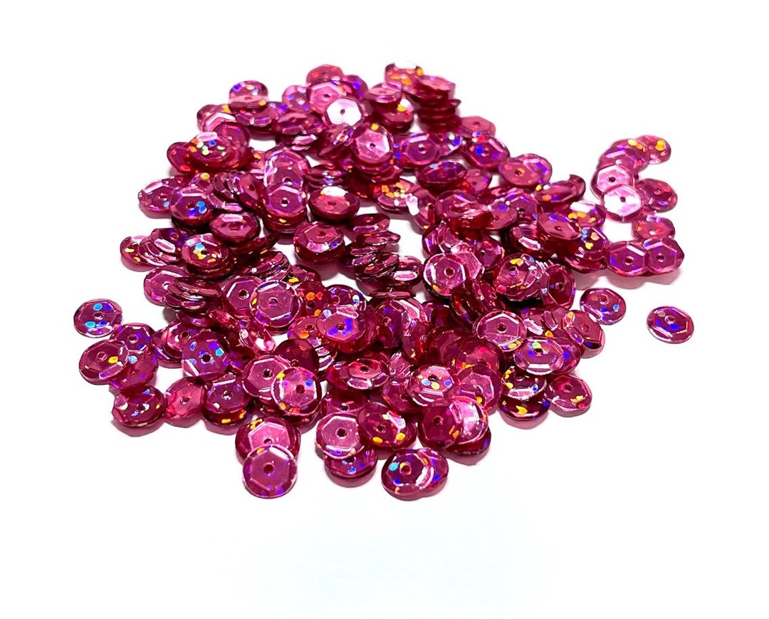 Hologram Adobe Rose Sequins Multiple Sizes Available - Etsy