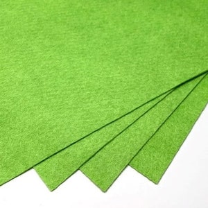 Easy Being Green Felt Color Set 9 X 12 Wool Felt - Etsy