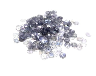 Transparent Iridescent Clear Sequins Multiple Sizes Available | Etsy