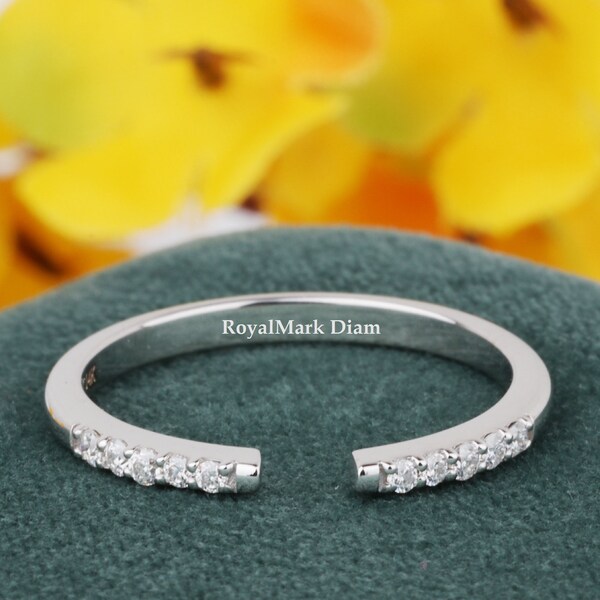 Diamond Open Band - Etsy