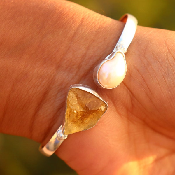 Citrine Bangle - Etsy