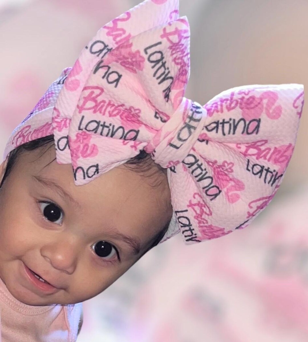 Latina Headwrap Girly Latina Hair Bow , Girly Double Bow Headwrap ...