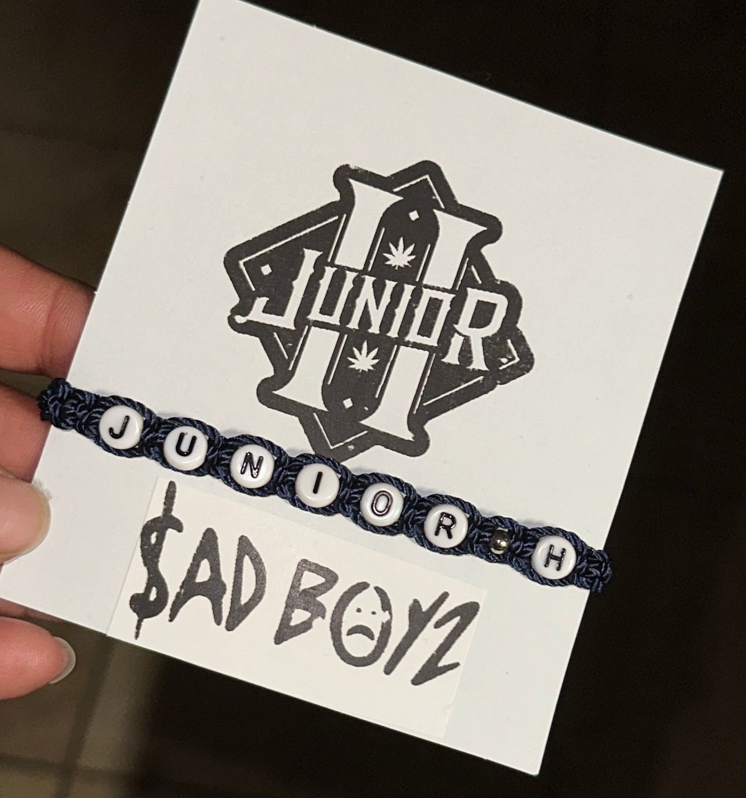 JUNIOR H Bracelet-junior H Bracelet Sad Boys Bracelet - Etsy UK