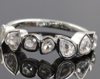 Half Bezel Pear - Etsy