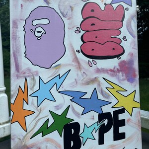 Bape Painting - Etsy