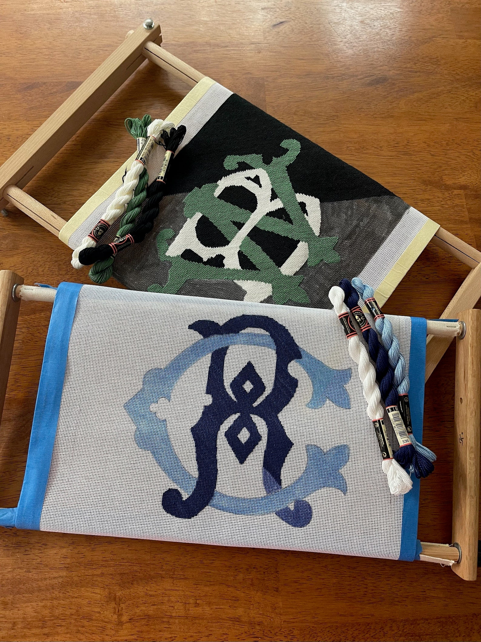 Custom Made Monogramed Ring Bearer Needlepoint Canvas - Etsy