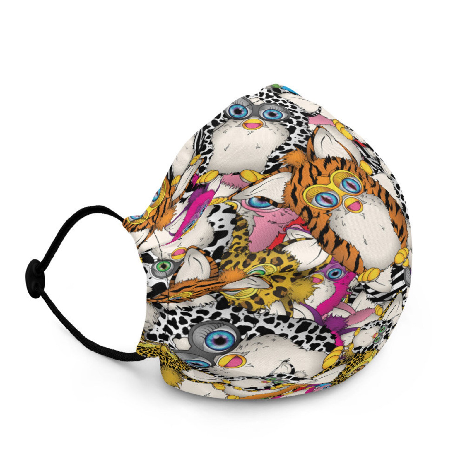 Furby Face Mask Reusable Mask With Filter Pocket and - Etsy